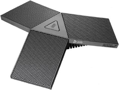 Poly Table Expansion Microphone Contains Mic Array With Mute Button And A 7 6m 502 04