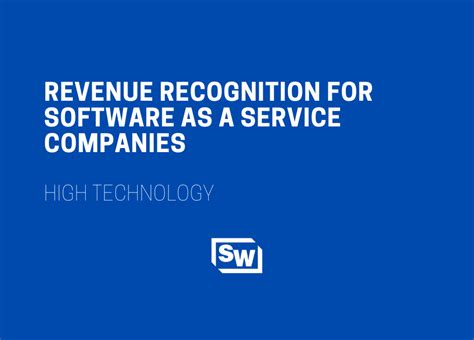 Revenue Recognition For Software As A Service Companies Sciarabba Walker And Co Llp