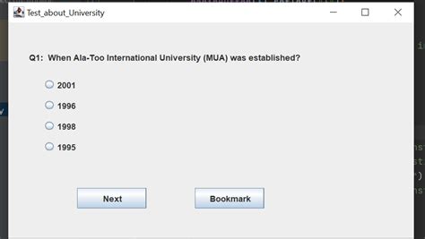 GitHub PaishankyzyNuriza Onlinetest Online Test About University