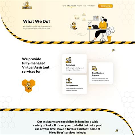 Designs Design Website For Virtual Assistant Services Company Web Page Design Contest