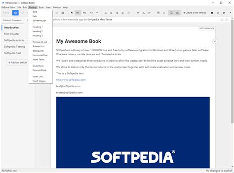 GitBook Editor Download Softpedia