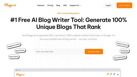 Bloggrai Generate Seo Optimized 100 Unique Blogs Instantly