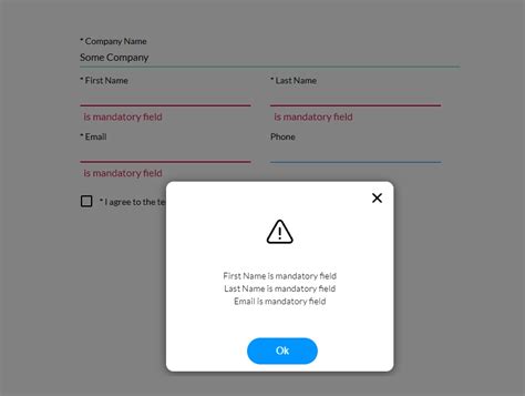 how to validate fields on your form in titan web titan academy