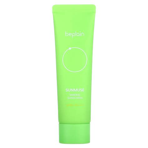 Beplain Sunmuse（サンミューズ）、ミネラル日焼け止め、spf数値50 Pa、50ml（169液量オンス）