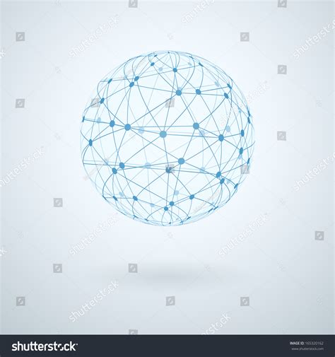 Global Network Icon Vector Illustration Stock Vector Royalty Free Shutterstock