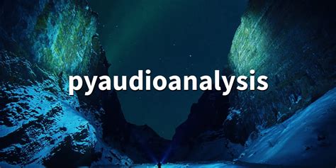 Pyaudioanalysis 0314 Python Audio Analysis Library Feature
