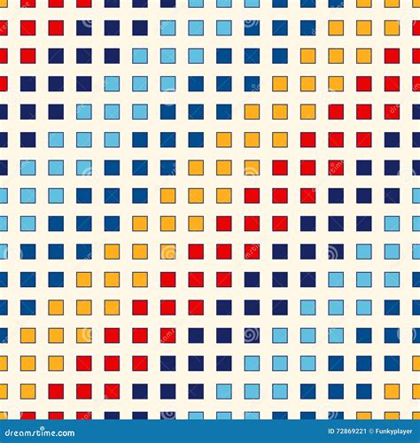 Seamless Pattern With Symmetric Geometric Ornament Abstract Repeated Bright Background Mosaic