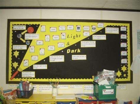 Light And Dark Teaching Photos Light In The Dark Science Display