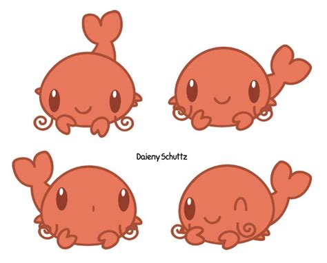 Chibi Lobster By Daieny On Deviantart Kawaii Drawings Chibi Cute