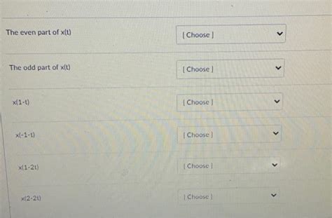 Solved Siz Signals Labeled As Signal A To Signal F Are