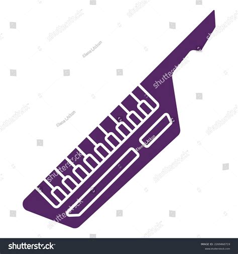 Keytar Synth Retro Cutout High Resolution Stock Vector Royalty Free 2269460719 Shutterstock
