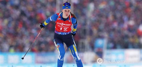 Христина Дмитренко біатлон Чемпіонат світу з біатлону результат України Oboz Ua