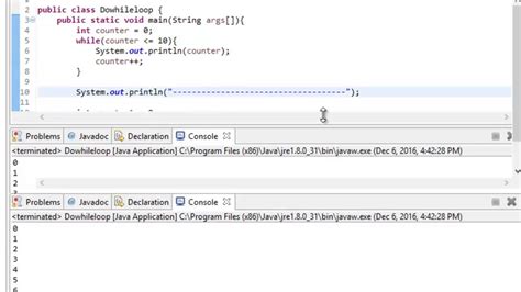 Lesson 15 Do While Loop Java Prog Sahalsoftware Youtube