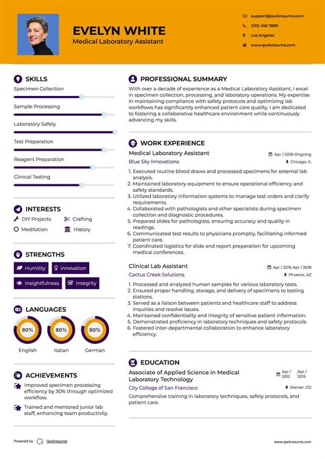 10 Clinical Lab Assistant Resume Samples And Templates For 2025