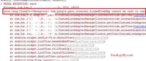 “resolvedternallinkedtreemap Cannot Be Cast To” Is