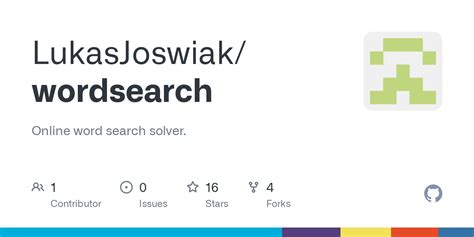 Github Lukasjoswiak Wordsearch Online Word Search Solver