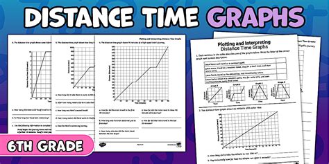 Sixth Grade Plotting And Interpreting Distance Time Graphs