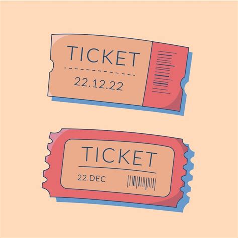 Premium Vector Event Ticket Design Vector