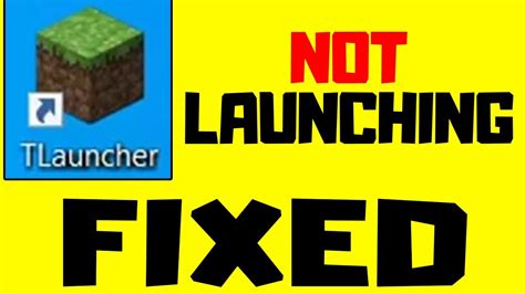How To FIX TLauncher Not Launching MINECRAFT YouTube