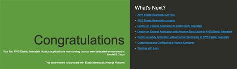 mongodb deploy node js application to aws elastic beanstalk from