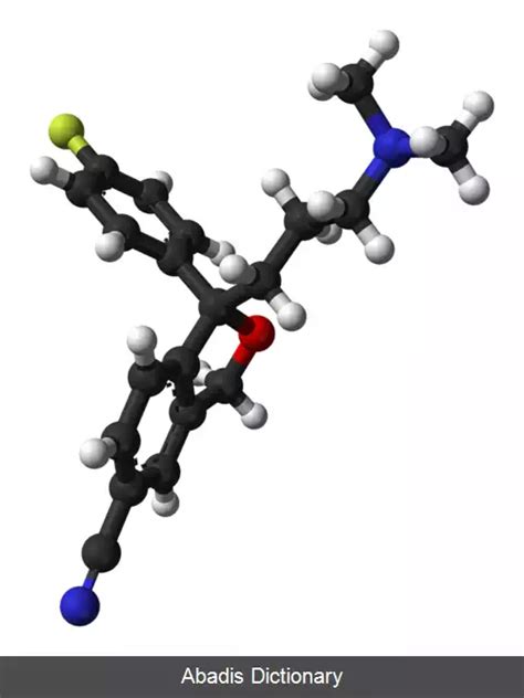 اس سیتالوپرام معنی در دیکشنری آبادیس