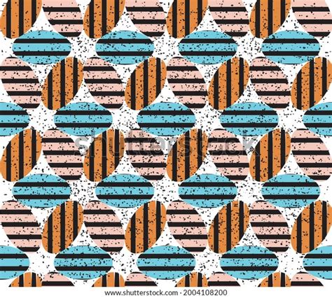 Seamless Texture Colored Ellipses Seamless Vector Stock Vector Royalty Free 2004108200