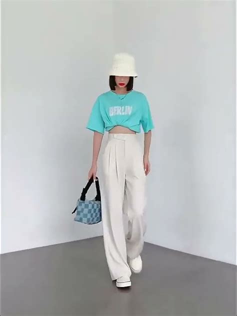 Супертонкие и высокие широкие брюки - YouTube