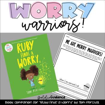 Worry Warriors Worksheet Ruby Finds A Worry Social Emotional Skills Emotional Skills No Worries