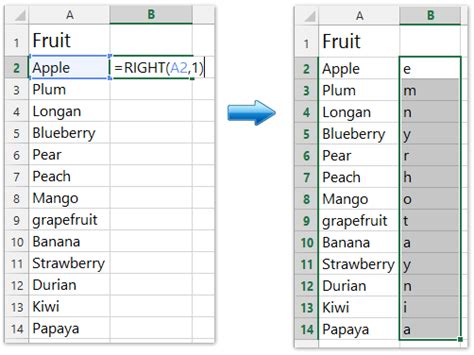 How To Sort Cells By Last Character Or Number In Excel