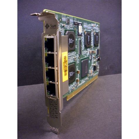 Sun 501 6738 X4445a Quad Port Gigaswift Ethernet Utp Pci X Flagship Tech