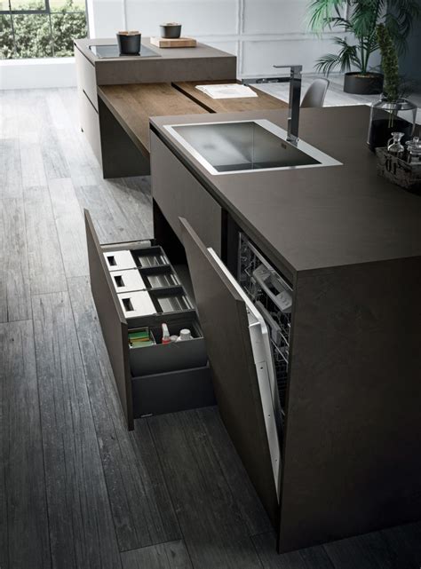 Concrete Kitchens Armony Cucine Made In Italy