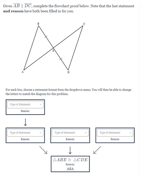 [solved] given ab dc complete the flowchart proof bel