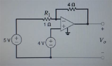 Solved The Operational Amplifier In The Circuit Shown Is Chegg