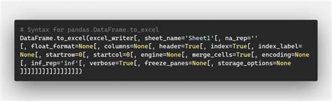 Pandas Dataframetoexcel An Unofficial Guide To Saving Data To Excel Be On The Right Side