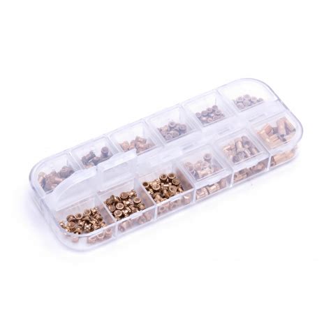 A Set Of Threaded Inserts Insert For 3d Printing M2 M25 240 Pieces