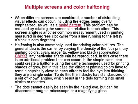 Digital Halftoning What Is Digital Halftoning History Goals