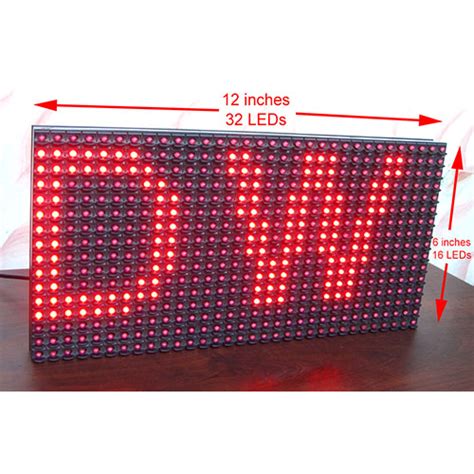 Led Dot Matrix Room Temperature Display Using P10 And Atmega8 Avr