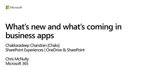 SharePoint Conference 2019: What's new and what's next -Transforming business processes with ...