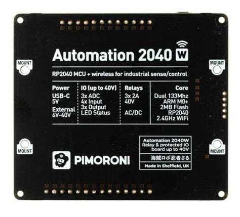 La Carte Automation 2040 W Prend En Charge Les Es De 6 V à 40 V