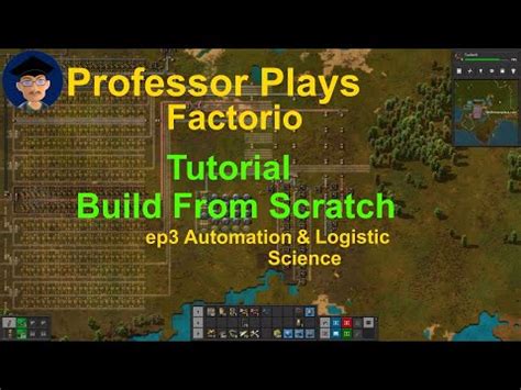 Factorio Tutorial Build From Scratch Ep Automation Logistic Science YouTube