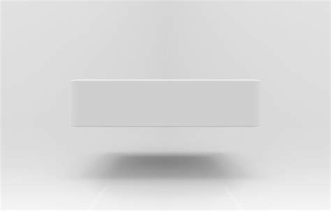 Premium Photo 3d Rendering Floating An Empty Rectangle Box With
