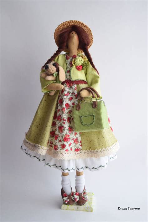 Купить Дама с собачкой в интернет магазине на Ярмарке Мастеров Doll Clothes Doll Crafts Doll