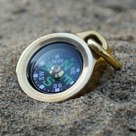 Mecarmy Cmp Keychain Compass Brass Gallantry