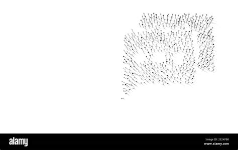 3d Rendering Symbol Of Two Rectangular Rounded Chat Bubbles With Three