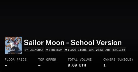 Sailor Moon School Version Collection Opensea