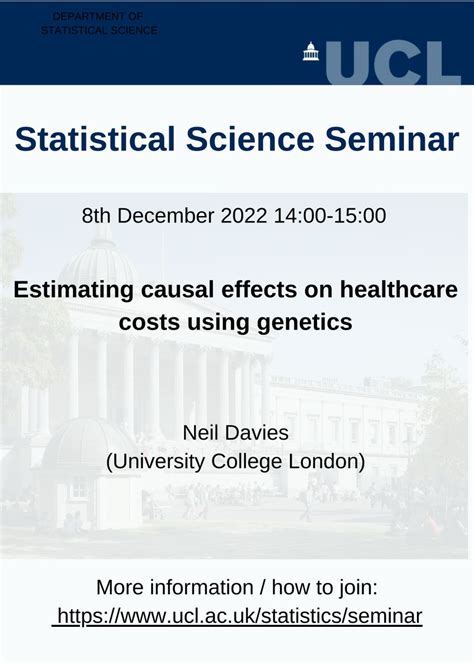 statistical science ucl on linkedin this week s statistical science