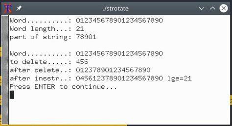 Circular Rotation Pf String Array