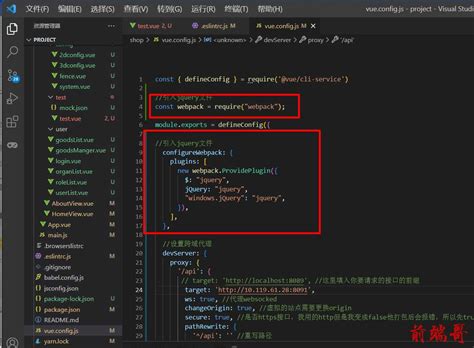 vue3 0中如何引入jquery并使用 前端哥