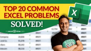 Top 20 Common Excel Problems Like Excel Error Solved