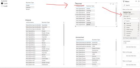 how to filter table in visual based on other unrelated table power bi